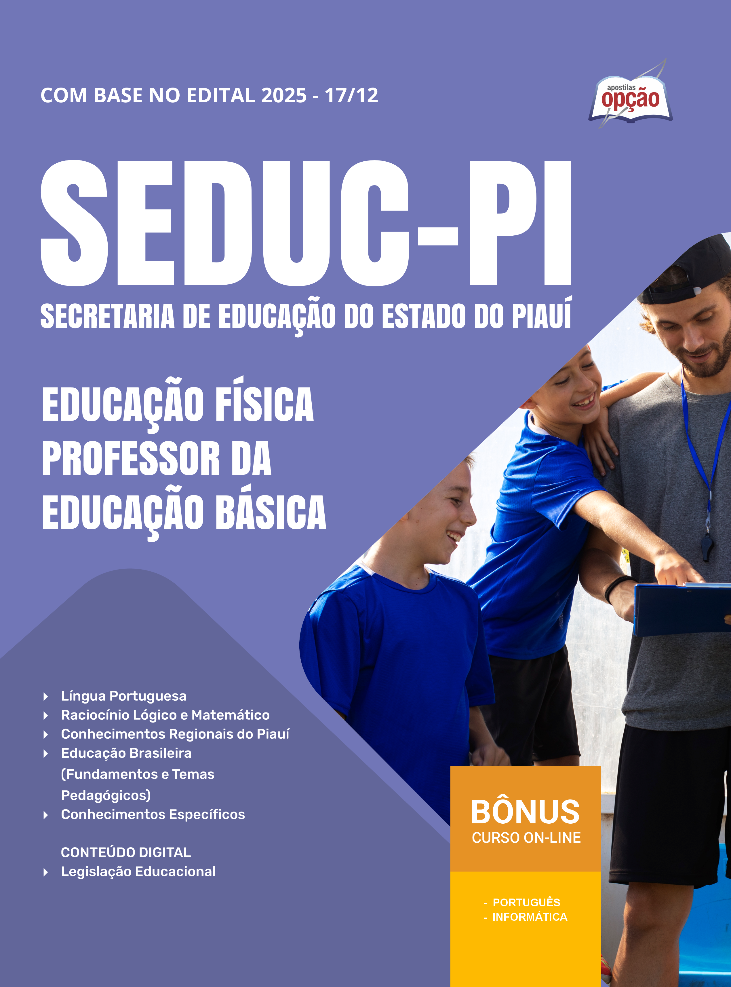 Apostila SEDUC-PI em PDF 2026 - Professor da Educação Básica - Educação ...