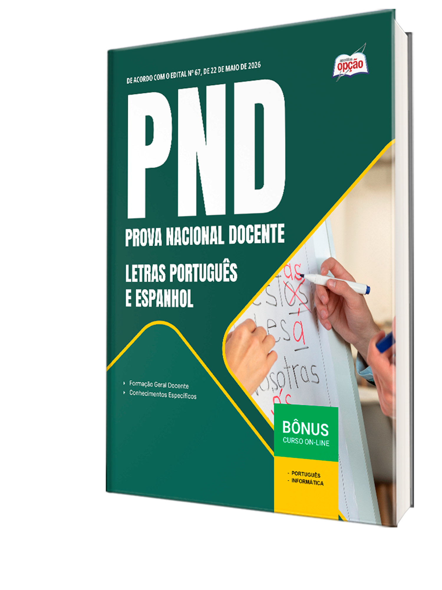 Apostila PND - Prova Nacional Docente 2026 - Letras Português e Espanhol